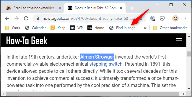 How to Directly Link to Text on a Web Page in Chrome