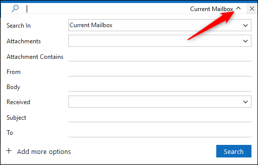 How to Use Microsoft Outlook's New Search Box
