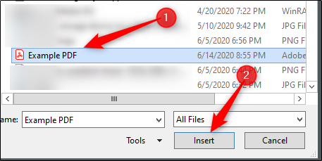 How to Insert a PDF into Microsoft Word
