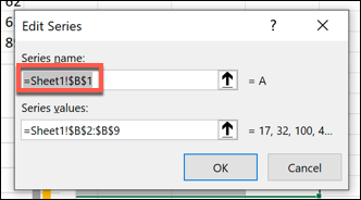 How to Rename a Data Series in Microsoft Excel