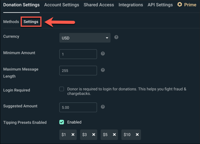 How to Set Up Donations on Twitch