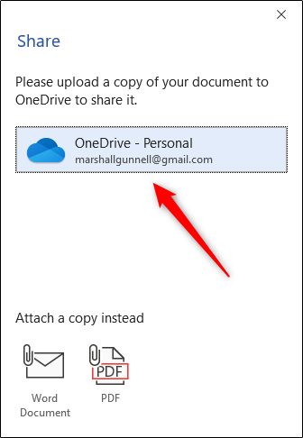 How to Share Your Microsoft Word Document Using OneDrive