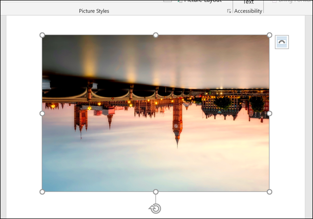 How to Flip a Picture in Microsoft Word