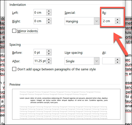 How to Add a Hanging Indent in Microsoft Word