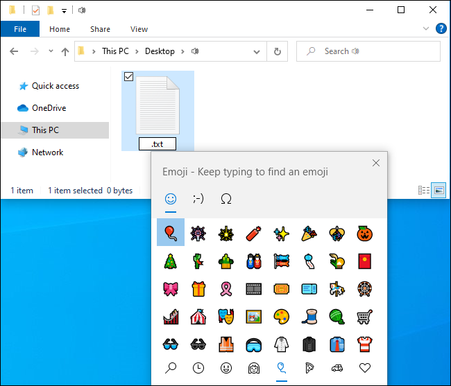 You Can Use Emoji in File Names on Windows 10