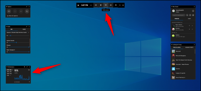 How to Show Windows 10's Hidden Floating Performance Panels