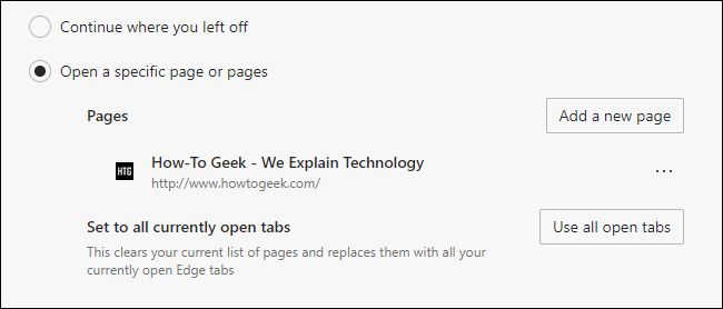How to Change Your Home Page in Microsoft Edge