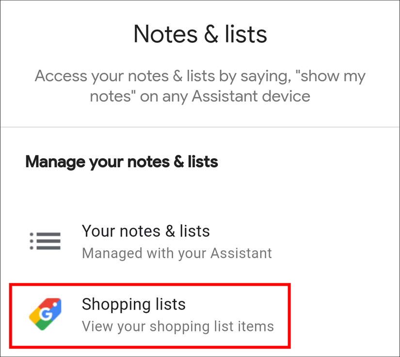 How to Choose Your Shopping List App in the Google Home App