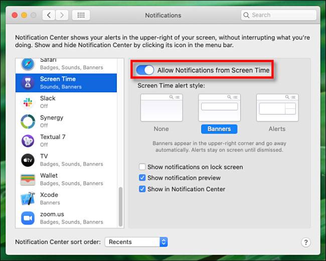 How to Disable Screen Time Notifications on a Mac