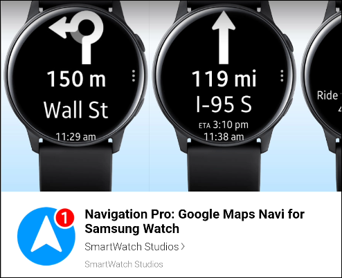 How to Use Google Maps on a Samsung Galaxy Smartwatch