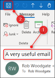 How to Edit a Received Email in Microsoft Outlook