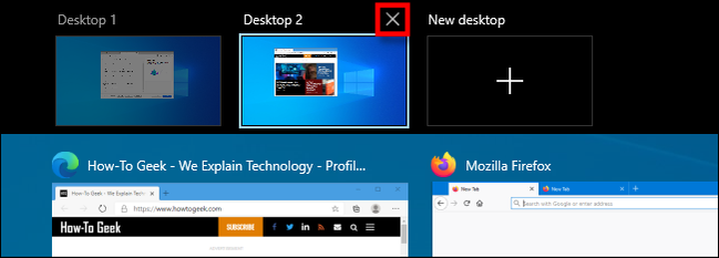Keyboard Shortcuts for Using Virtual Desktops on Windows 10