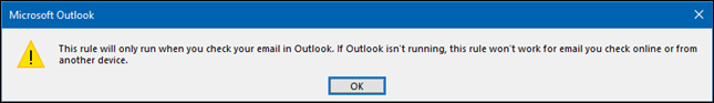 How to Customize Alert Messages for Specific Emails in Outlook
