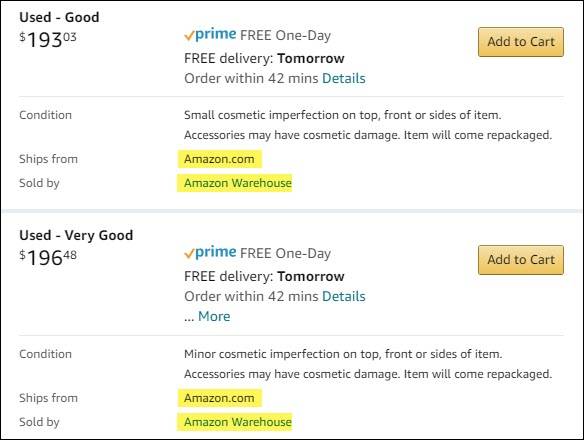 Did You Know? Amazon Has a Huge Used Product Market