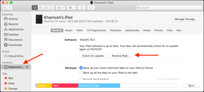 How to Manually Restore Your iPhone or iPad Using Your Mac