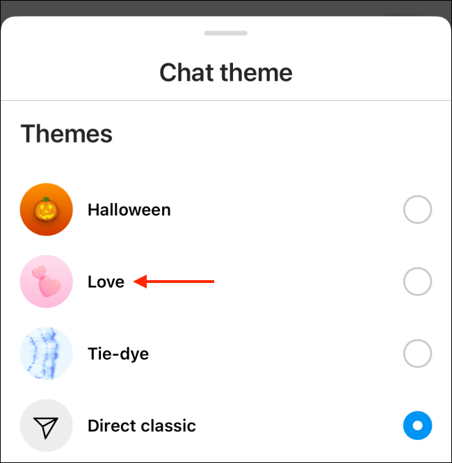 How to Change the Theme and Accent Color of Instagram DMs