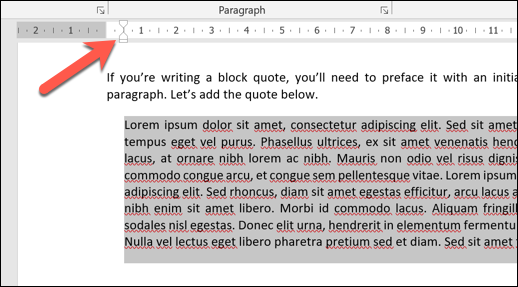 How to Add Block Quotes in Microsoft Word