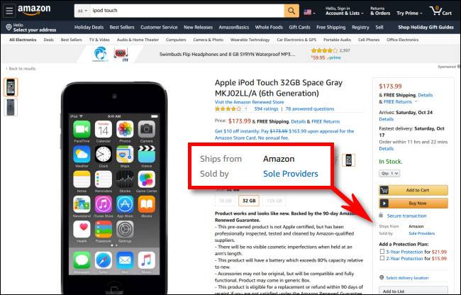 How to Tell If You're Buying From a Third-Party Seller on Amazon