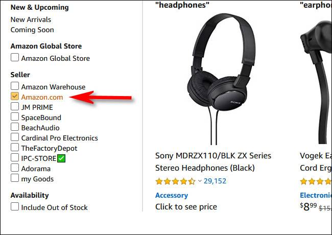 How to Search for Products Sold and Shipped By Amazon Itself