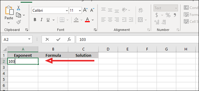 How to Use Exponents in Excel