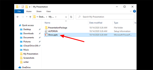How to Change a PowerPoint Show (PPSX) to a Work File (PPTX)