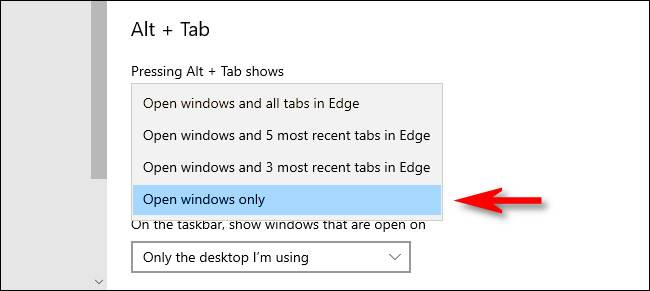 How to Remove Edge Browser Tabs From Alt+Tab on Windows 10
