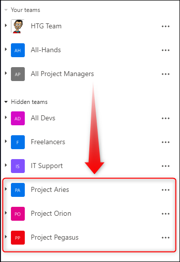 How to Show, Hide, and Pin Teams and Channels in Microsoft Teams