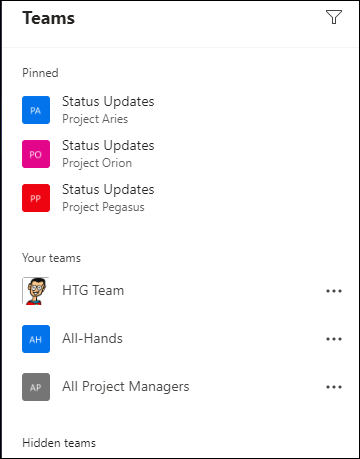 How to Show, Hide, and Pin Teams and Channels in Microsoft Teams