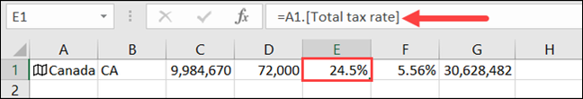 How to Use the Built-In Geography Feature in Microsoft Excel