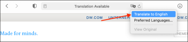 How to Translate Web Pages in Safari on Mac