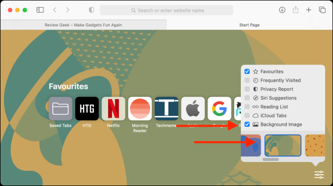 How to Customize the Safari Start Page on Mac