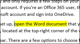 How to Highlight Text in Microsoft Word
