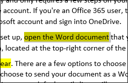 How to Highlight Text in Microsoft Word