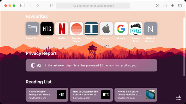 How to Customize the Safari Start Page on Mac