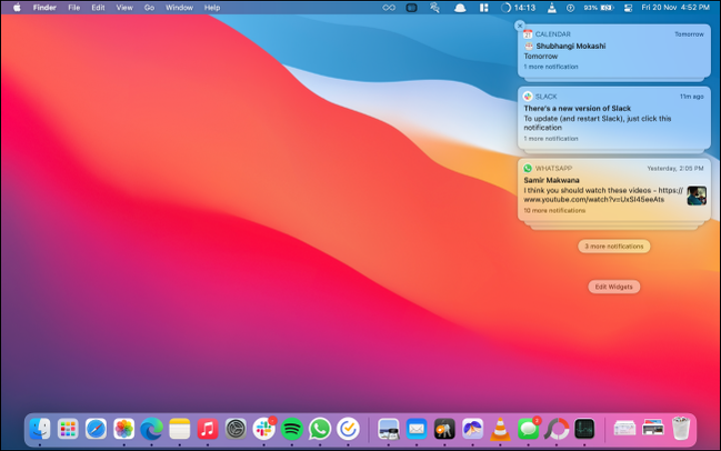 How to Remove Widgets from the Notification Center on Mac