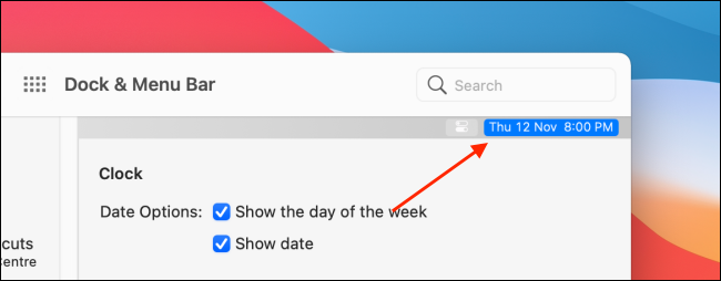 How to Customize the Time and Date in the Mac Menu Bar