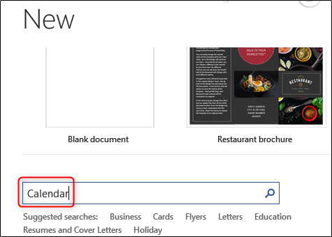 How to Make a Calendar in Microsoft Word