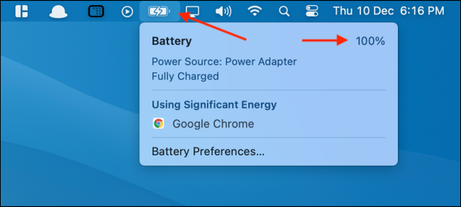 How to Show the Battery Percentage on Mac