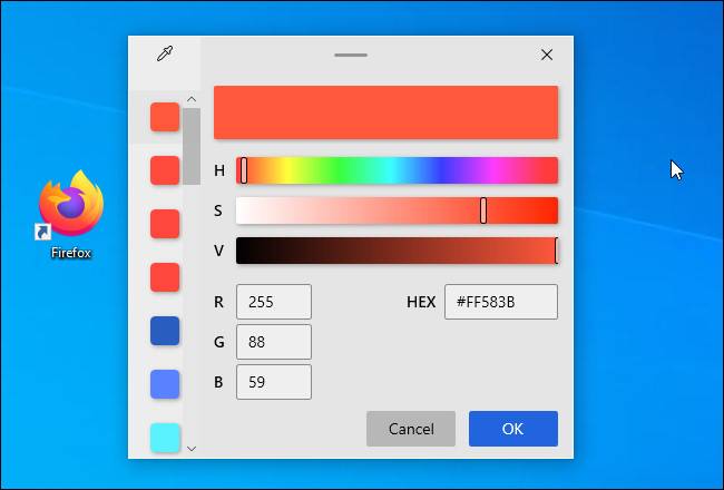 microsoft colour picker