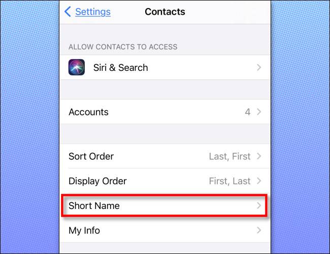How to Change Contact Name Order on iPhone or iPad
