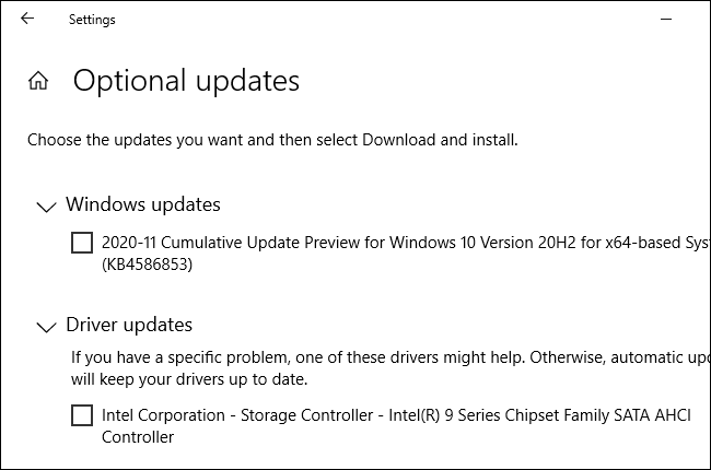 What Is an "Optional Quality Update" on Windows 10?