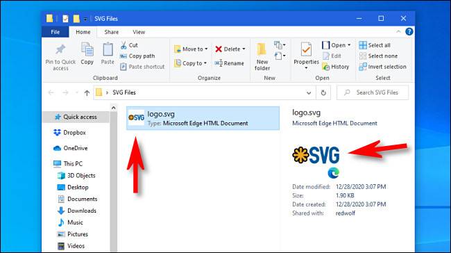 How to Get SVG Thumbnails in File Explorer on Windows 10