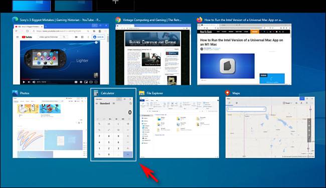 How to See Thumbnails of All Your Open Windows on Windows 10