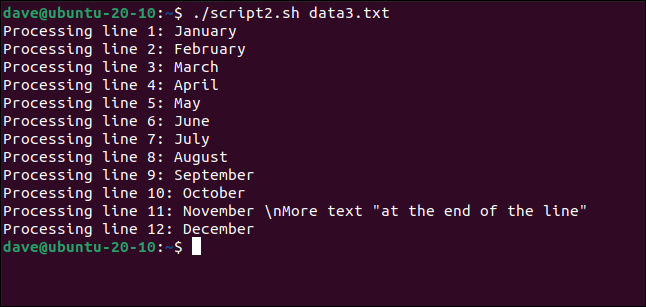 How to Process a File Line by Line in a Linux Bash Script