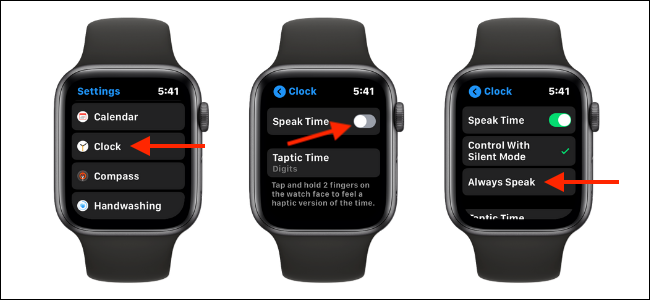 How to Have Your Apple Watch Speak the Time Out Loud