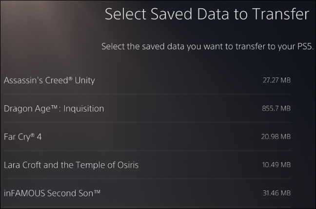 How to Transfer Your Games and Save Files From PS4 to PS5
