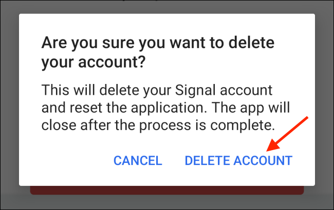 How to Delete Your Signal Account