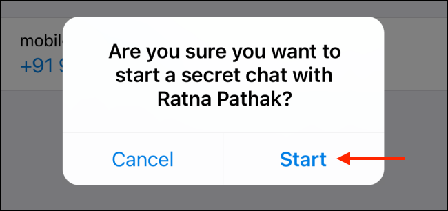 How to Start an Encrypted Secret Chat in Telegram