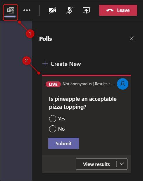 How to Create Live Polls During a Microsoft Teams Meeting