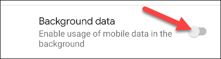 How to Stop Android Apps from Using Background Mobile Data